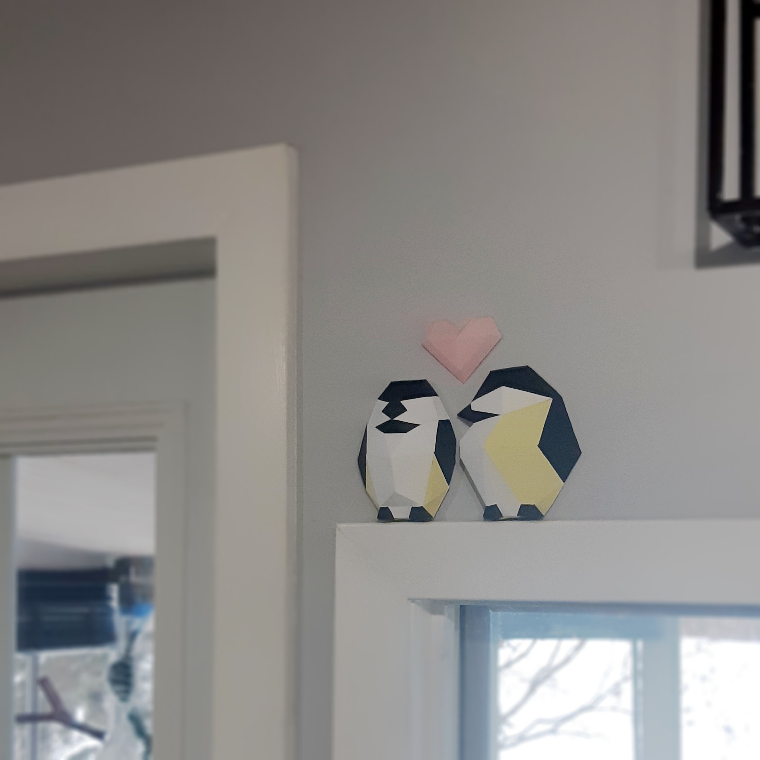 Chickadee Love Birds Papercraft 3D DIY PDF, SVG, Studio3 for Cricut or ...