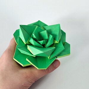 Succulent 3D Papercraft for Cricut or Silhouette Cameo, Pdf, Svg, Paper ...