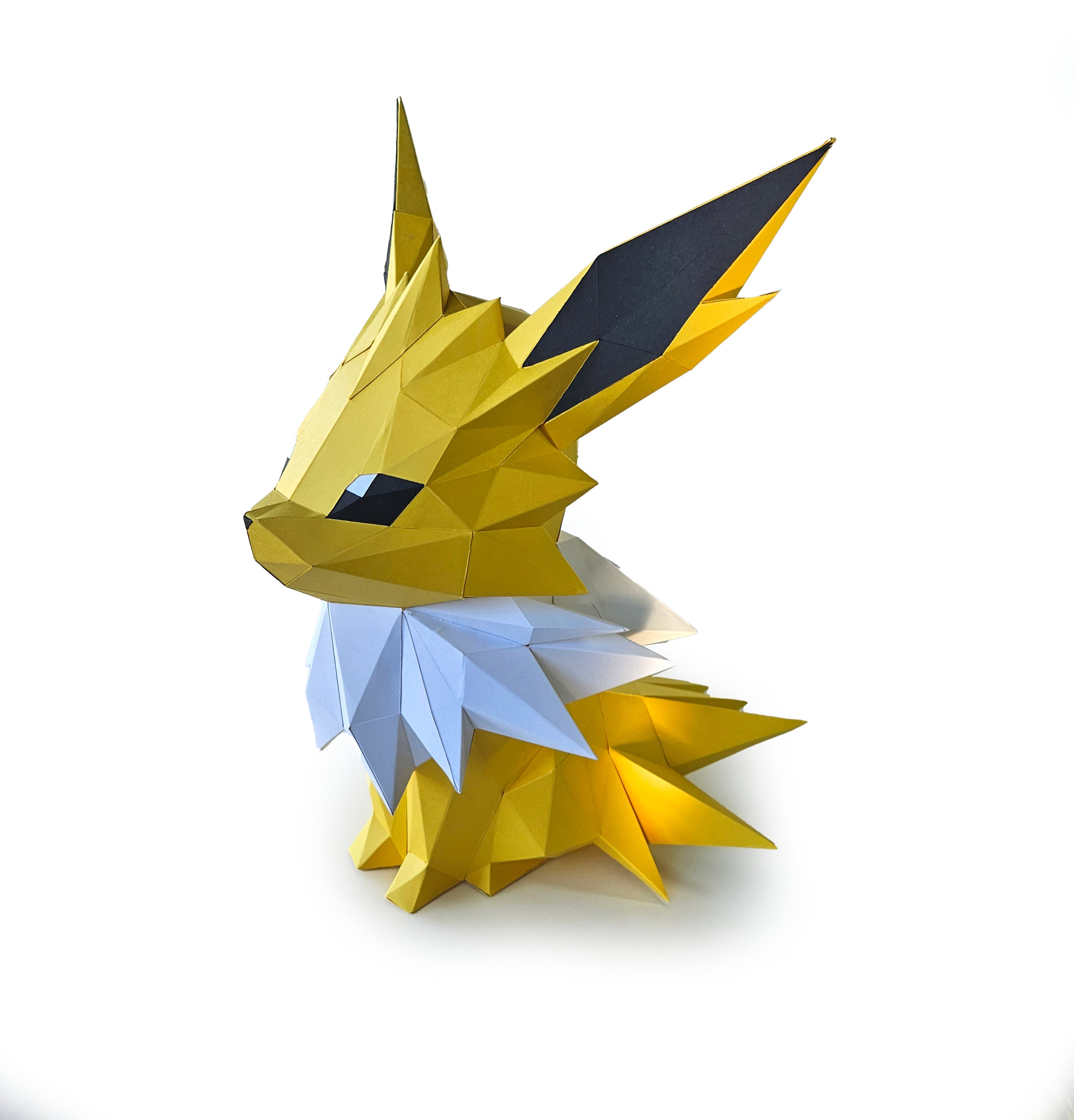 Jolteon Papercraft, 3d Printed,, for Cricut or Silhouette Cameo, Pdf ...