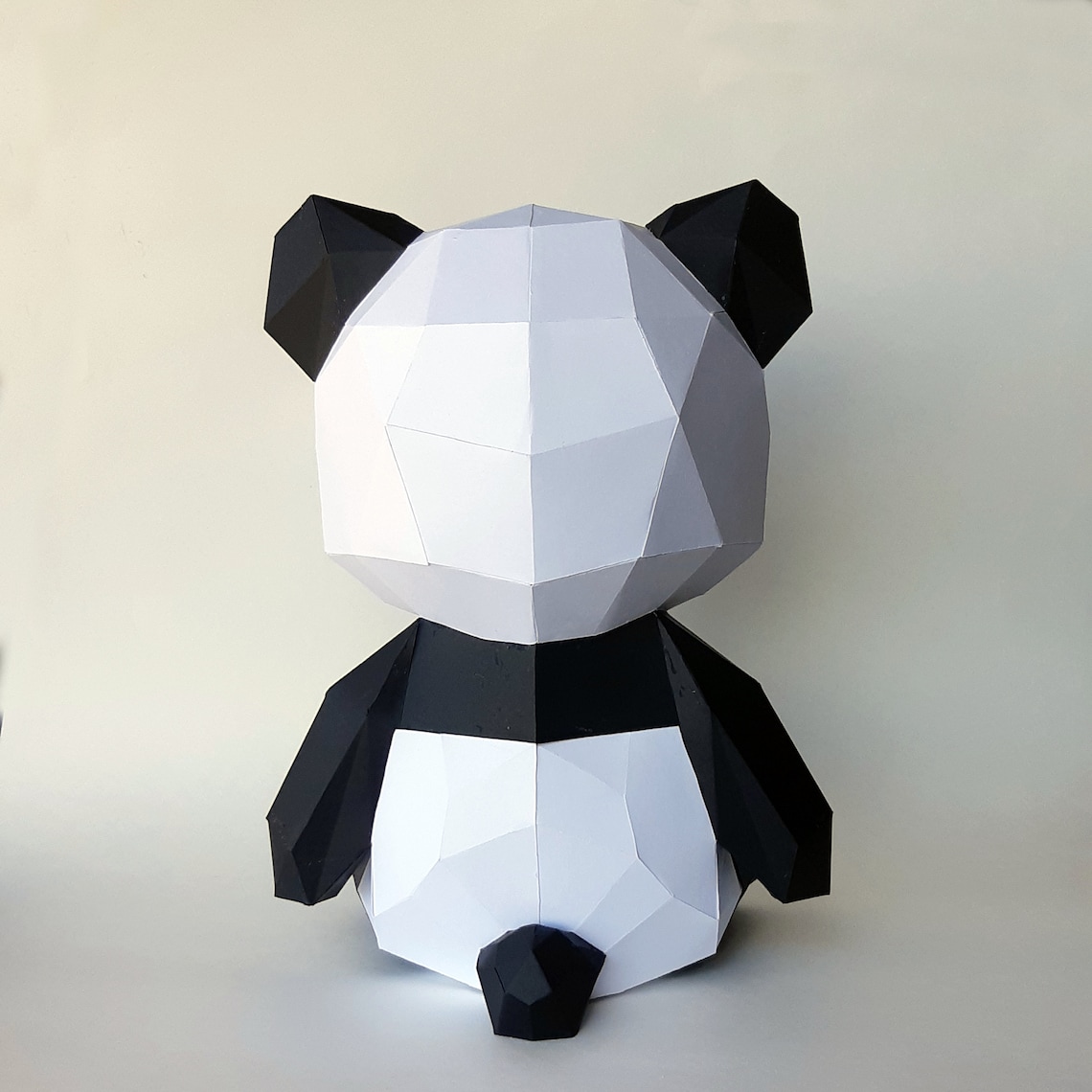 Panda Papercraft 3d Printed DIY Craft for Cricut or | Etsy