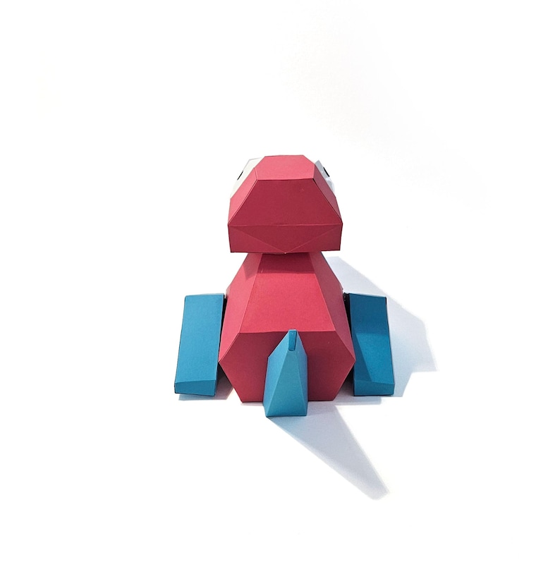 Porygon 3D Papercraft for Cricut or Silhouette Cameo, Pdf, Svg, Paper ...