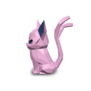 Espeon Papercraft, 3d Printed, for Cricut or Silhouette Cameo, Pdf, Svg ...