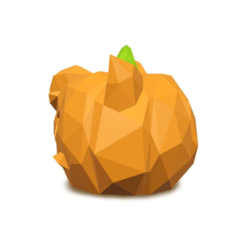 Jigglypuff Pumpkin Papercraft, 3D Low Poly DIY (PDF, SVG) - Etsy Canada