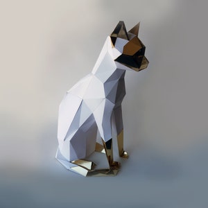 Siamese Cat, 3d Printed, Elegant, DIY Craft, for Cricut or Silhouette ...
