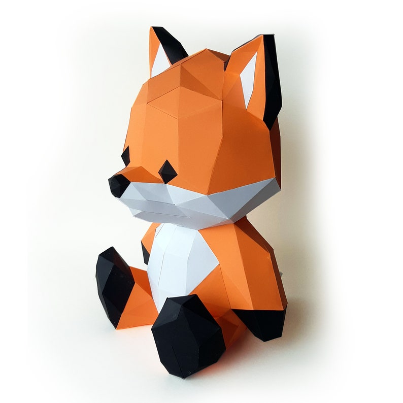 Fox Papercraft 3d Printed DIY Craft for Cricut or - Etsy Canada