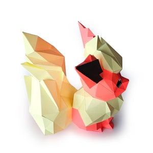 Flareon Papercraft, 3d Printed, for Cricut or Silhouette Cameo, Pdf ...