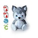 Husky Dog Papercraft, 3d Printed, DIY Craft, for Cricut or Silhouette ...