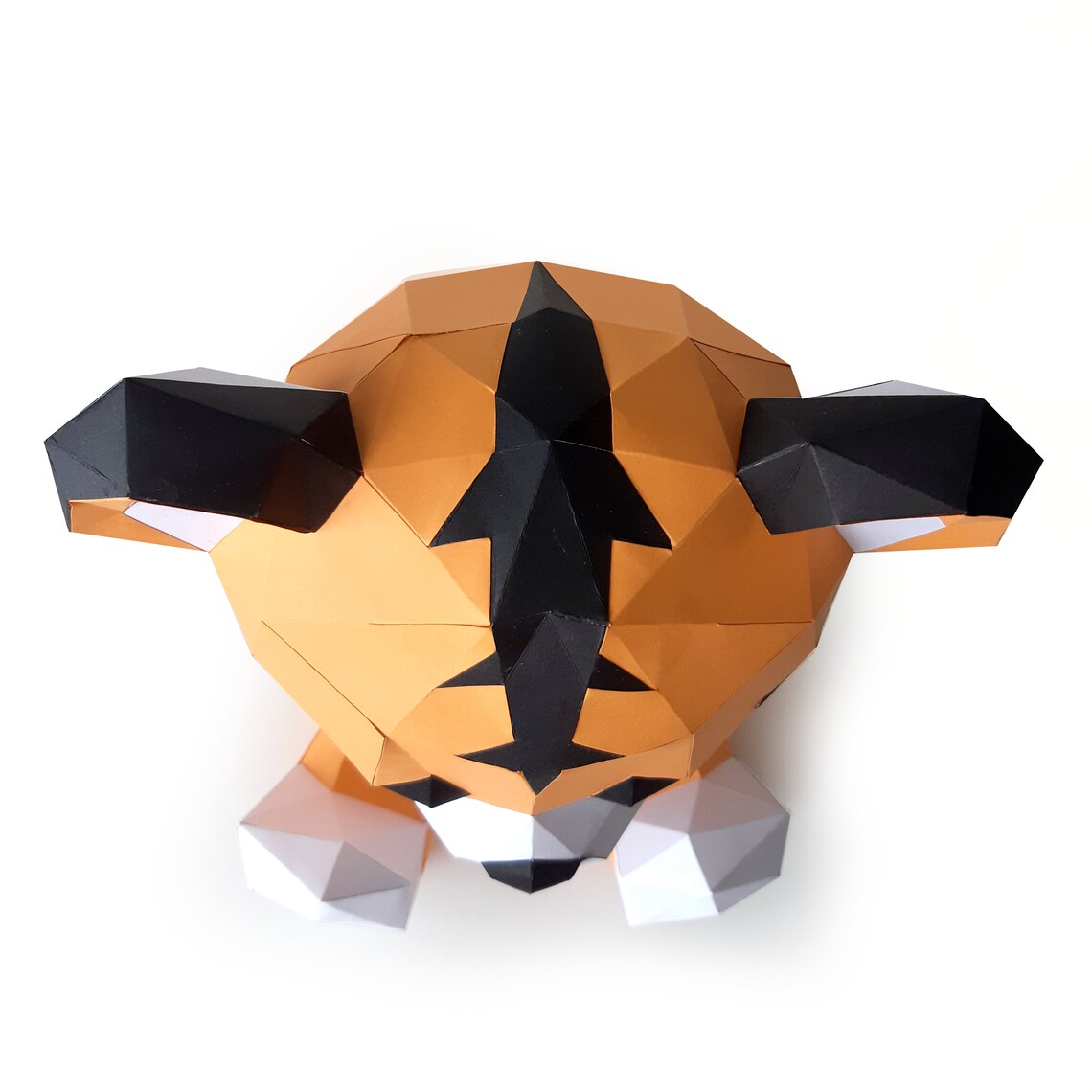 Tiger Papercraft 3d Printed Cute Tiger New Year 2022 DIY - Etsy Canada