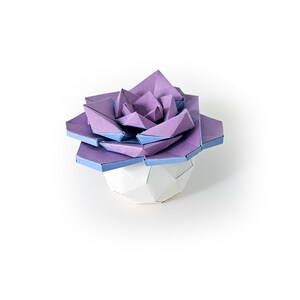 Succulent 3D Papercraft for Cricut or Silhouette Cameo, Pdf, Svg, Paper ...