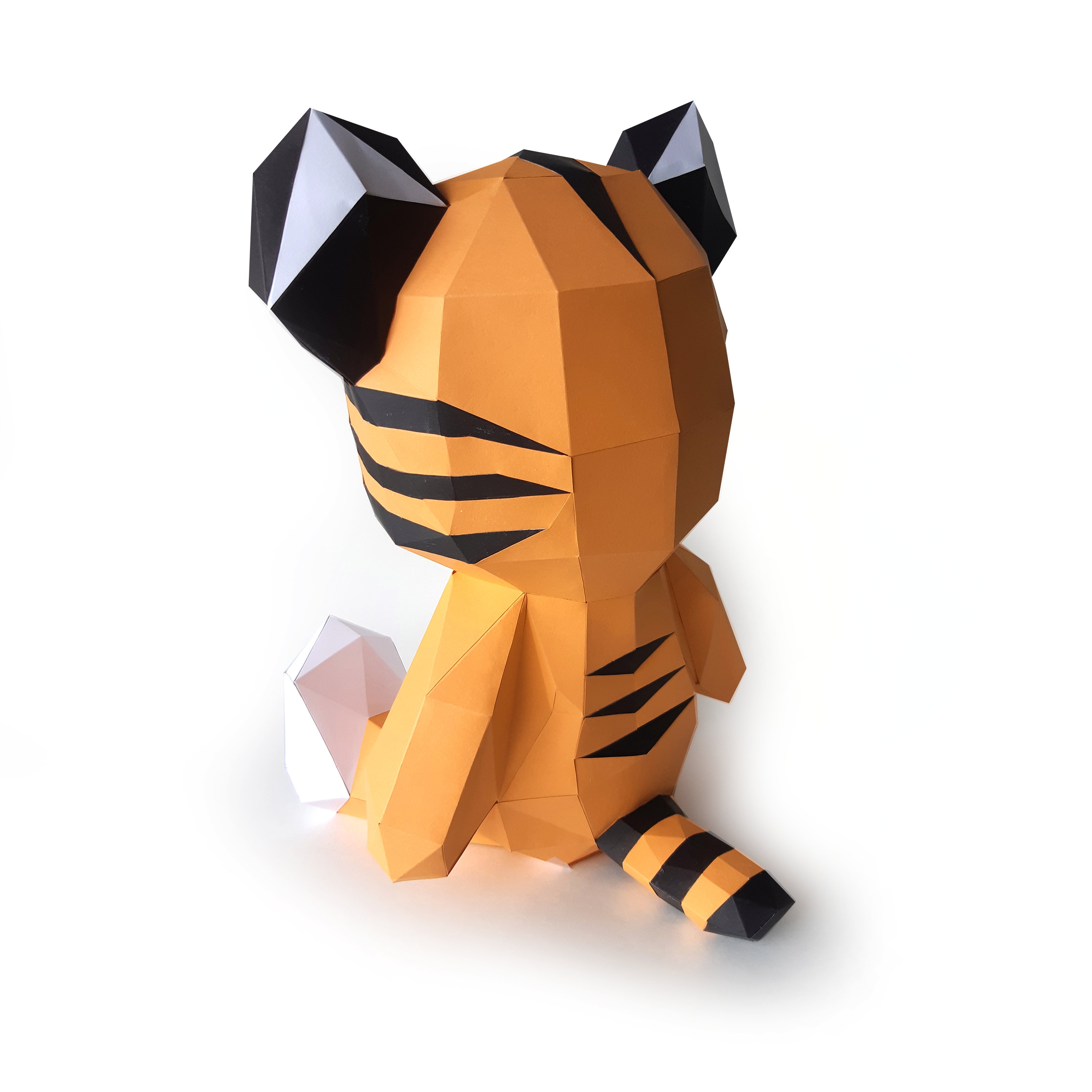 Tiger Papercraft 3d Printed Cute Tiger New Year 2022 DIY - Etsy Canada