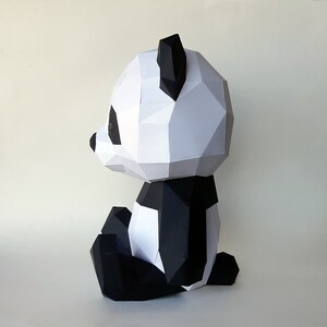 Panda Papercraft, 3d Printed, DIY Craft, for Cricut or Silhouette Cameo ...
