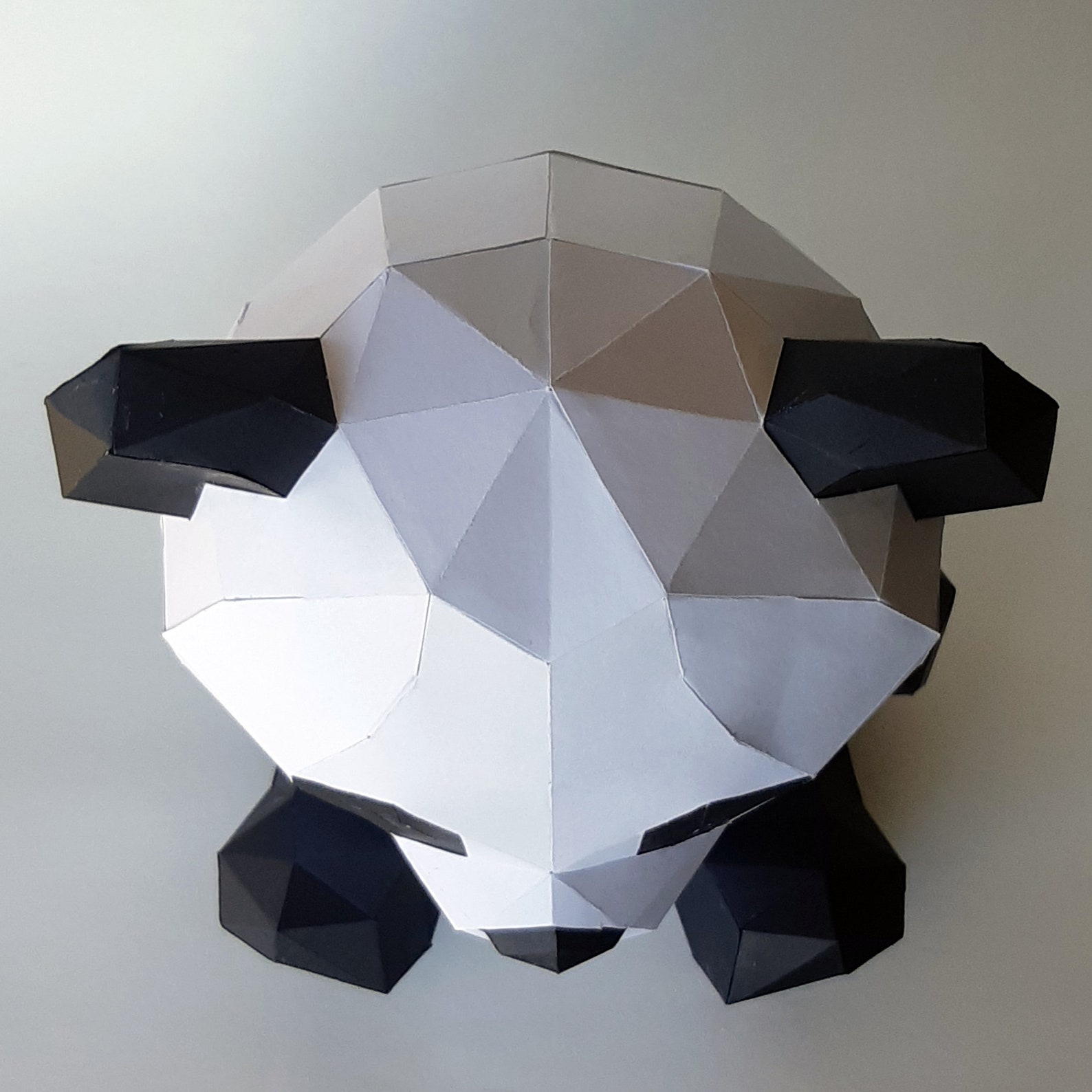 Panda Papercraft 3d Printed DIY Craft for Cricut or - Etsy