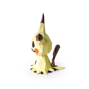 Mimikyu Papercraft, 3d Printed, for Cricut or Silhouette Cameo, Pdf ...