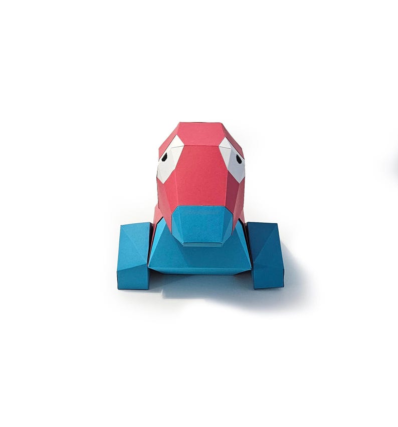 Porygon 3D Papercraft for Cricut or Silhouette Cameo, Pdf, Svg, Paper ...