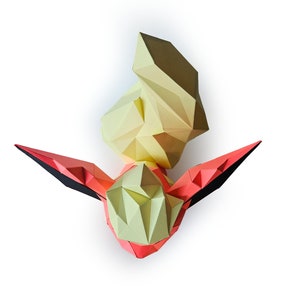 Flareon Papercraft, 3d Printed, for Cricut or Silhouette Cameo, Pdf ...