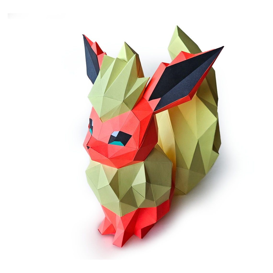 Flareon Papercraft, 3d Printed, for Cricut or Silhouette Cameo, Pdf ...