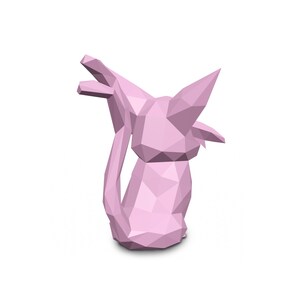 Espeon Papercraft, 3d Printed, for Cricut or Silhouette Cameo, Pdf, Svg ...