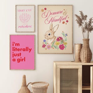 Trending Aesthetic Very Demure Mindful Cutesy Print Poster Trendy Wall ...