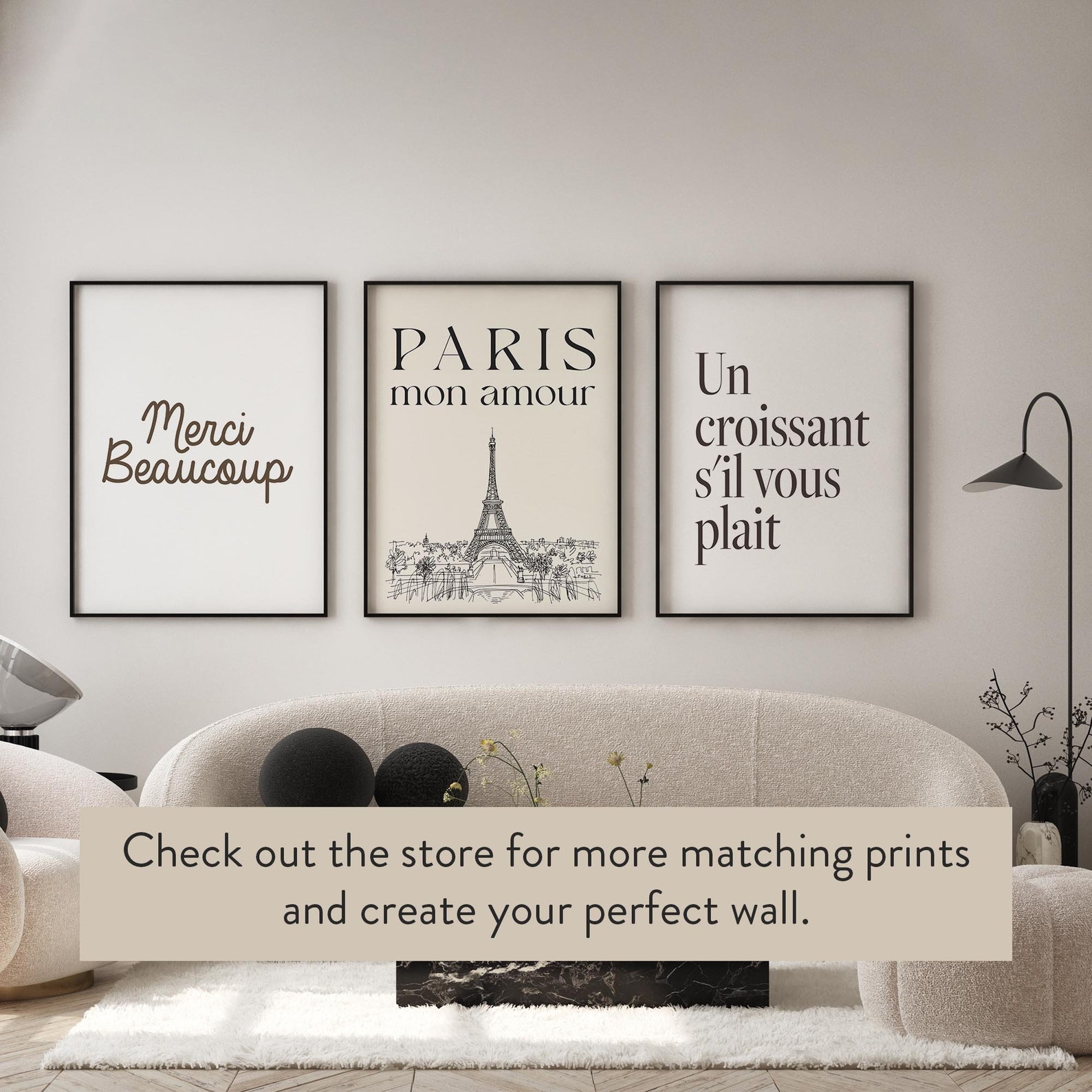 Aesthetic French Words Print | Summer France Poster Set of 6 | Trendy ...