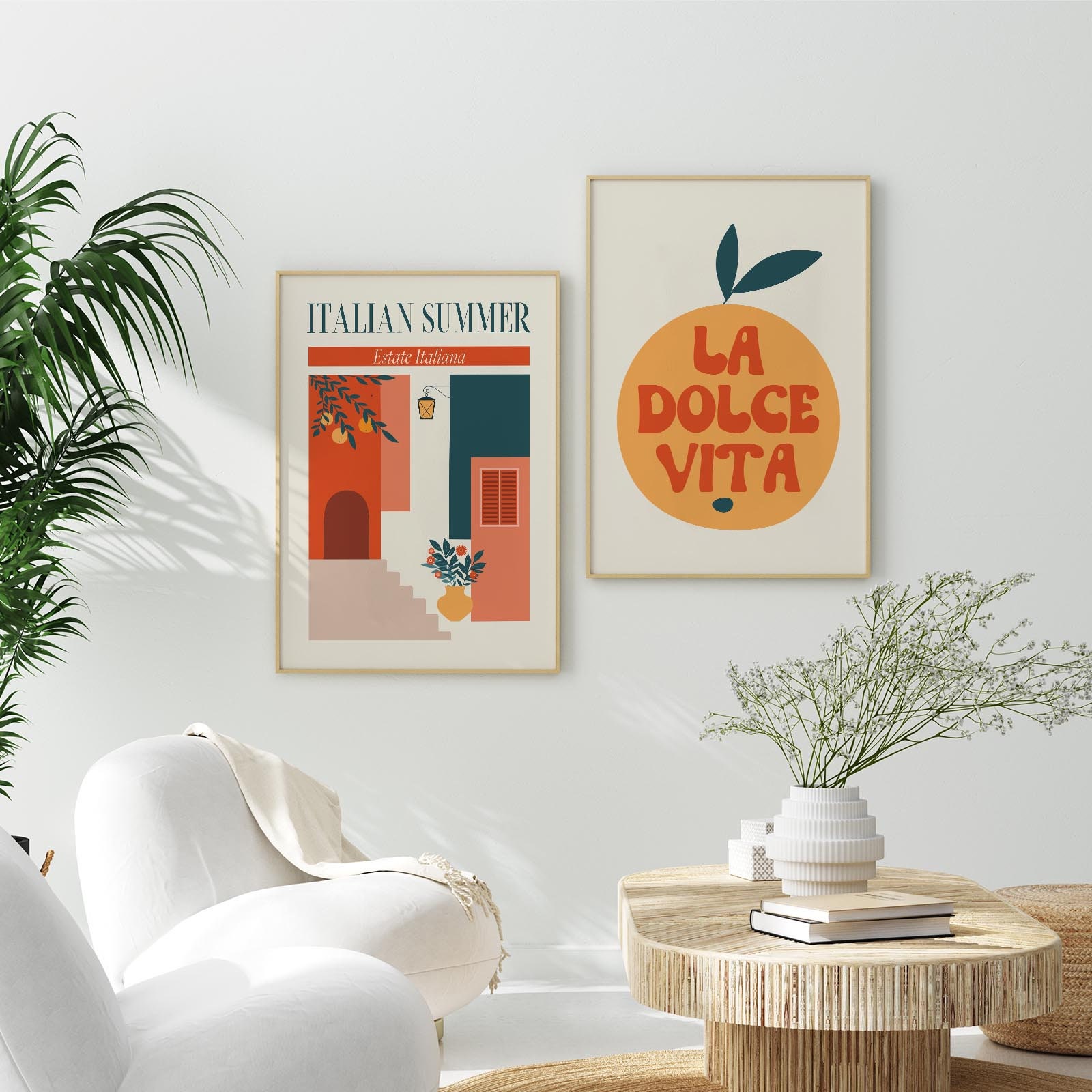 Italian Summer Poster, La Dolce Vita Print, Vintage Poster Coquette ...