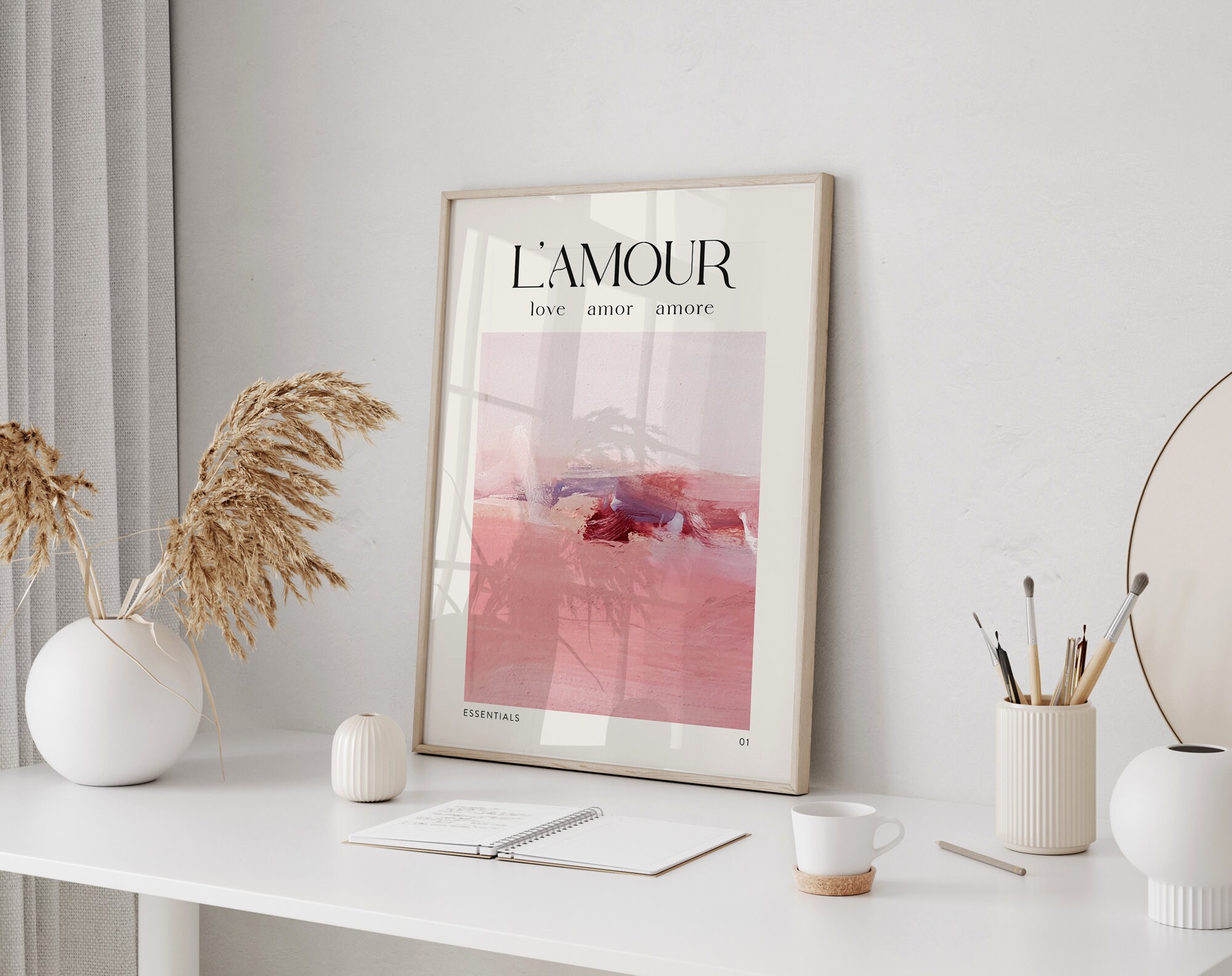 Aesthetic French Words Print Wall Art Set of 3 Trendy - Etsy