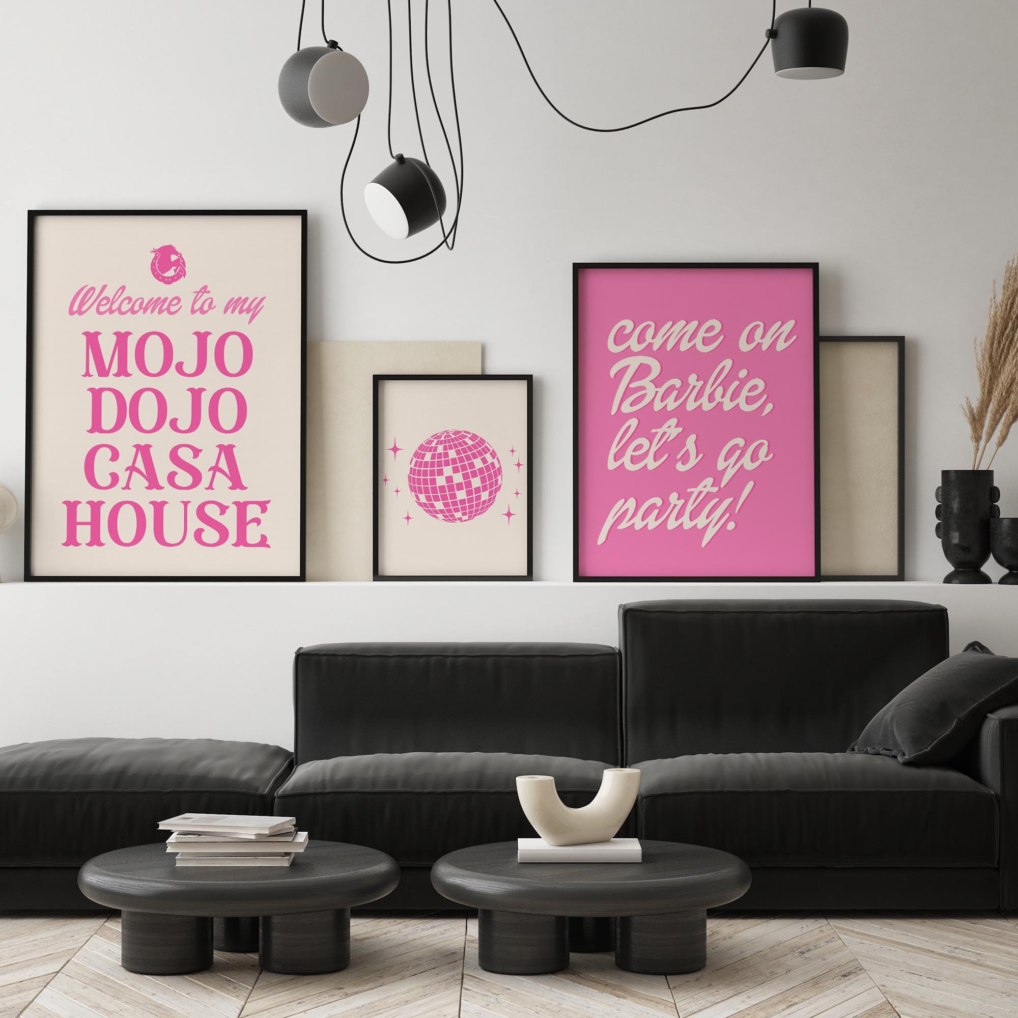 Ken Print Mojo Dojo Casa House Barbie Poster | Pink Barbie Aesthetic Poster