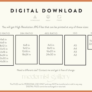 Aesthetic French Words Print | Wall Art Set of 3 | Trendy Abstract ...