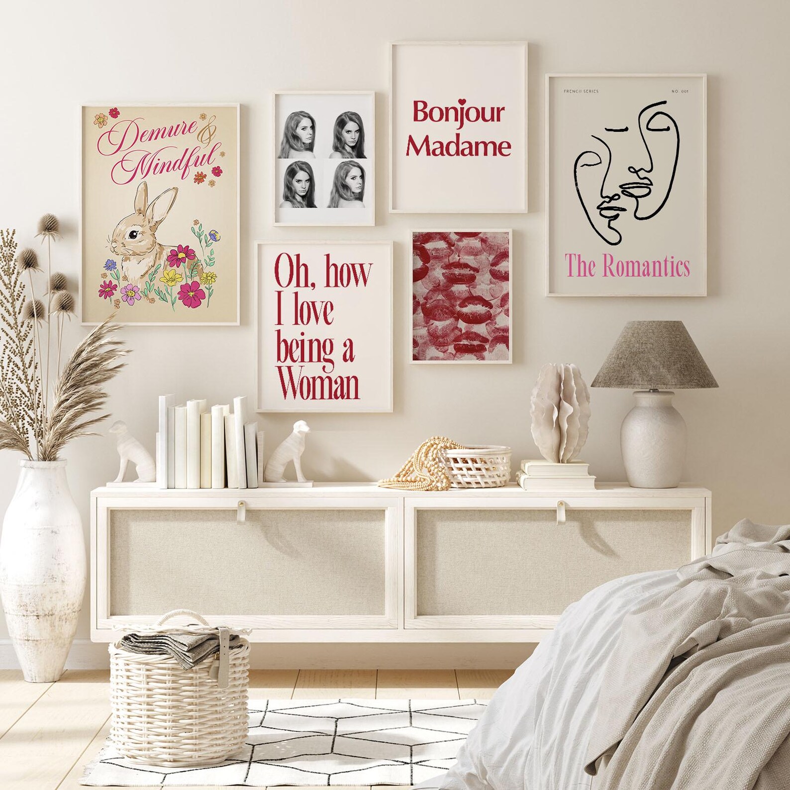 Trending Aesthetic Very Demure Mindful Cutesy Print Poster Trendy Wall ...