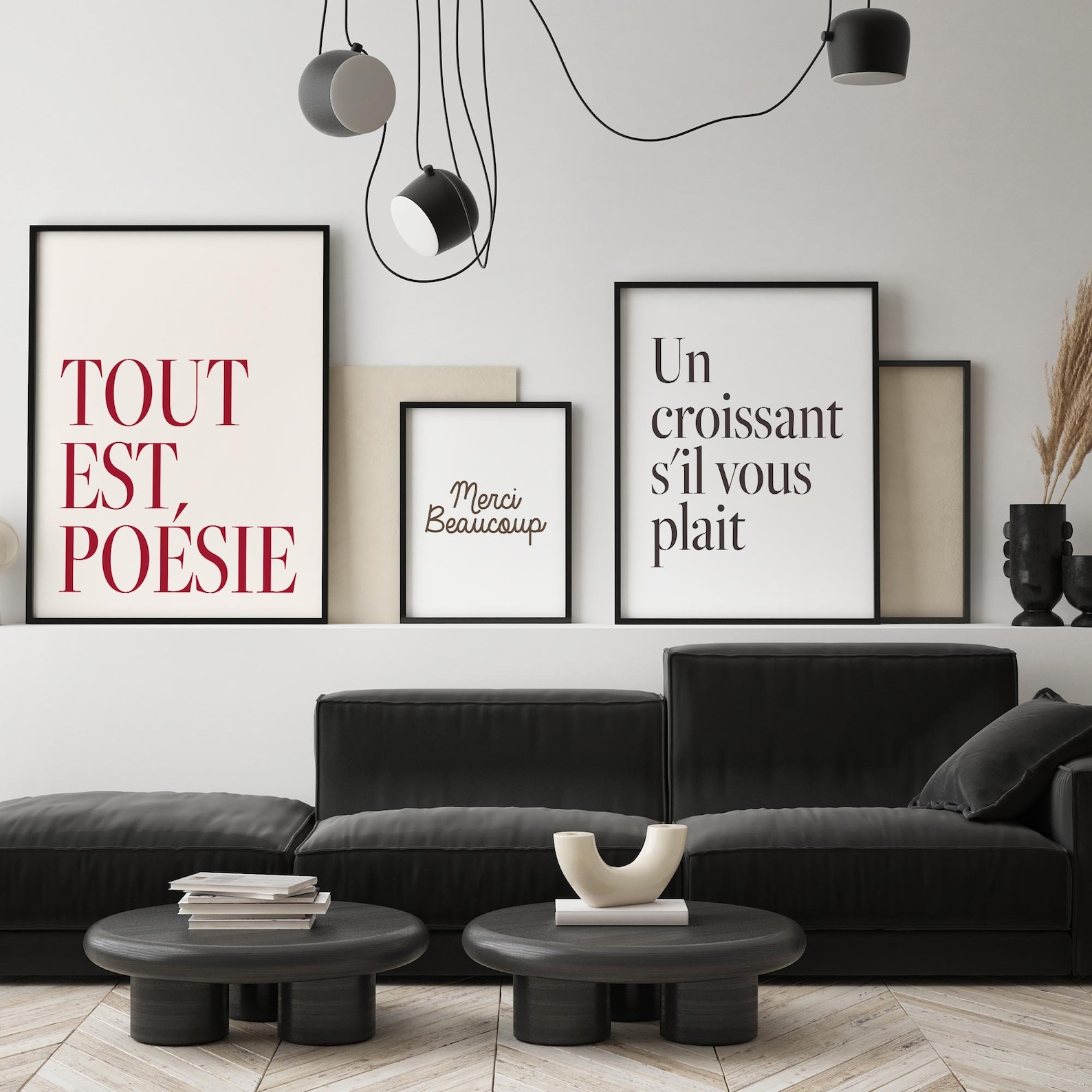 Aesthetic French Words Print | Summer France Poster Set of 6 | Trendy ...