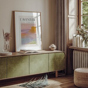 Aesthetic French Words Print | Wall Art Set of 3 | Trendy Abstract ...