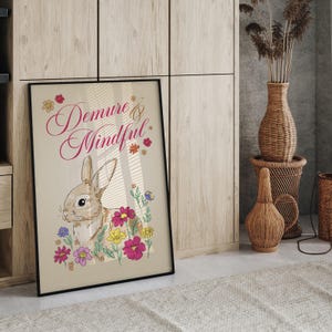 Trending Aesthetic Very Demure Mindful Cutesy Print Poster Trendy Wall ...