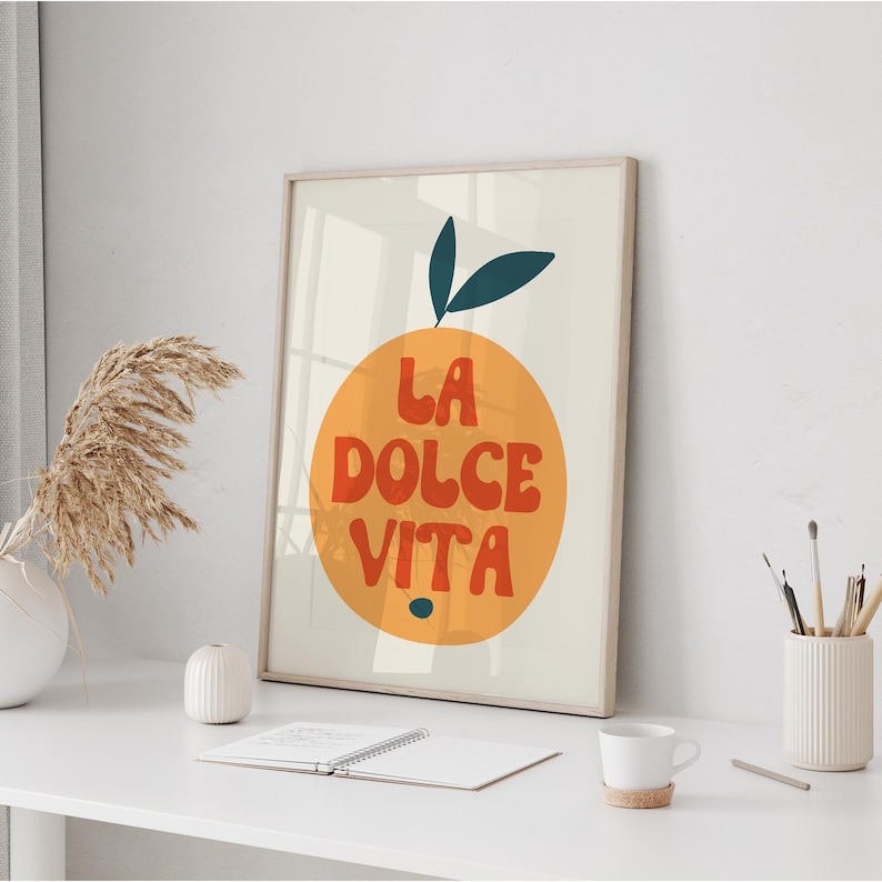Italian Summer Poster, La Dolce Vita Print, Vintage Poster Coquette Room Decor, Prints Italy ...