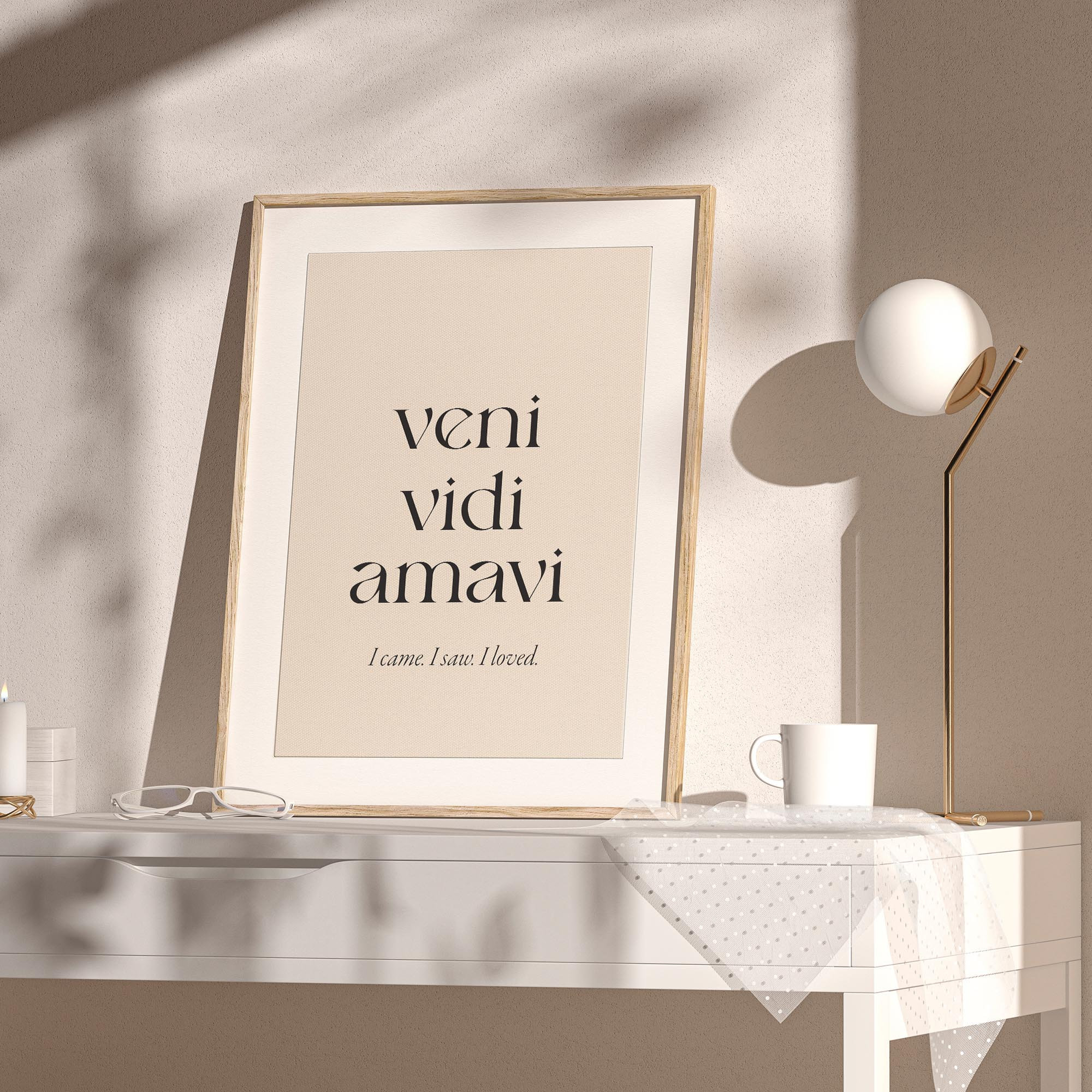 Trending Aesthetic Italian Print Latin Words Poster Artsy Print Veni ...