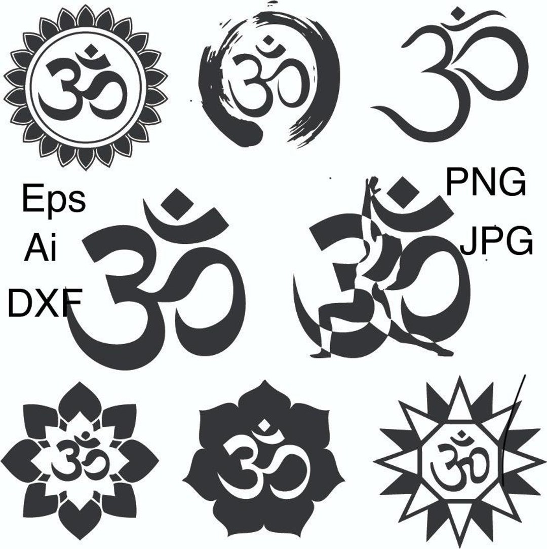 8 Om Wall Art Digital Vector Art Digital Illustration Digital ...