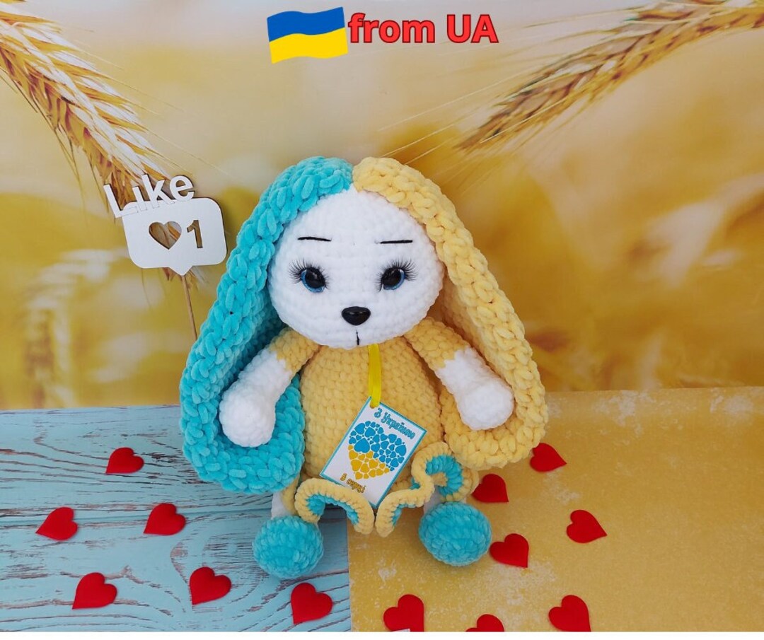 Cristmas T Bunny Ukrainian Bunny Bunny Plush Toy Etsy