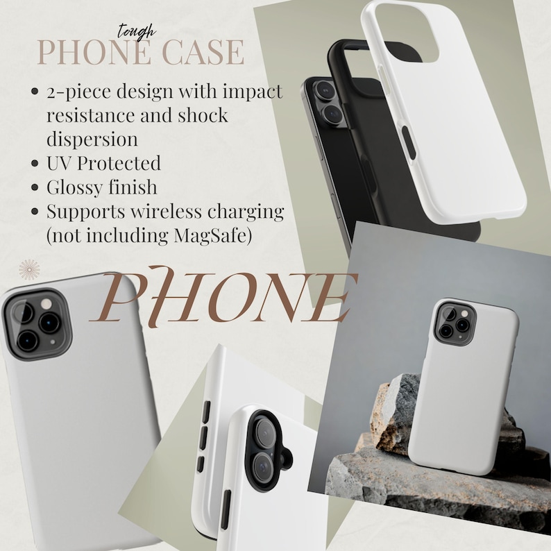 Personalized Striped Phone 17 16 15 14 Pro Max Case Custom Monogrammed ...