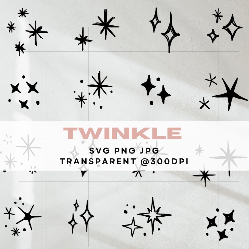 Twinkle Hand Template - Etsy UK