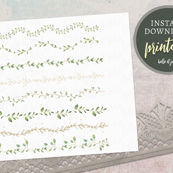 Floral Border Divider Svg - Etsy