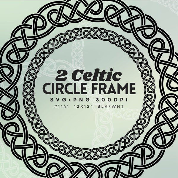 Celtic Frame Svg - Etsy