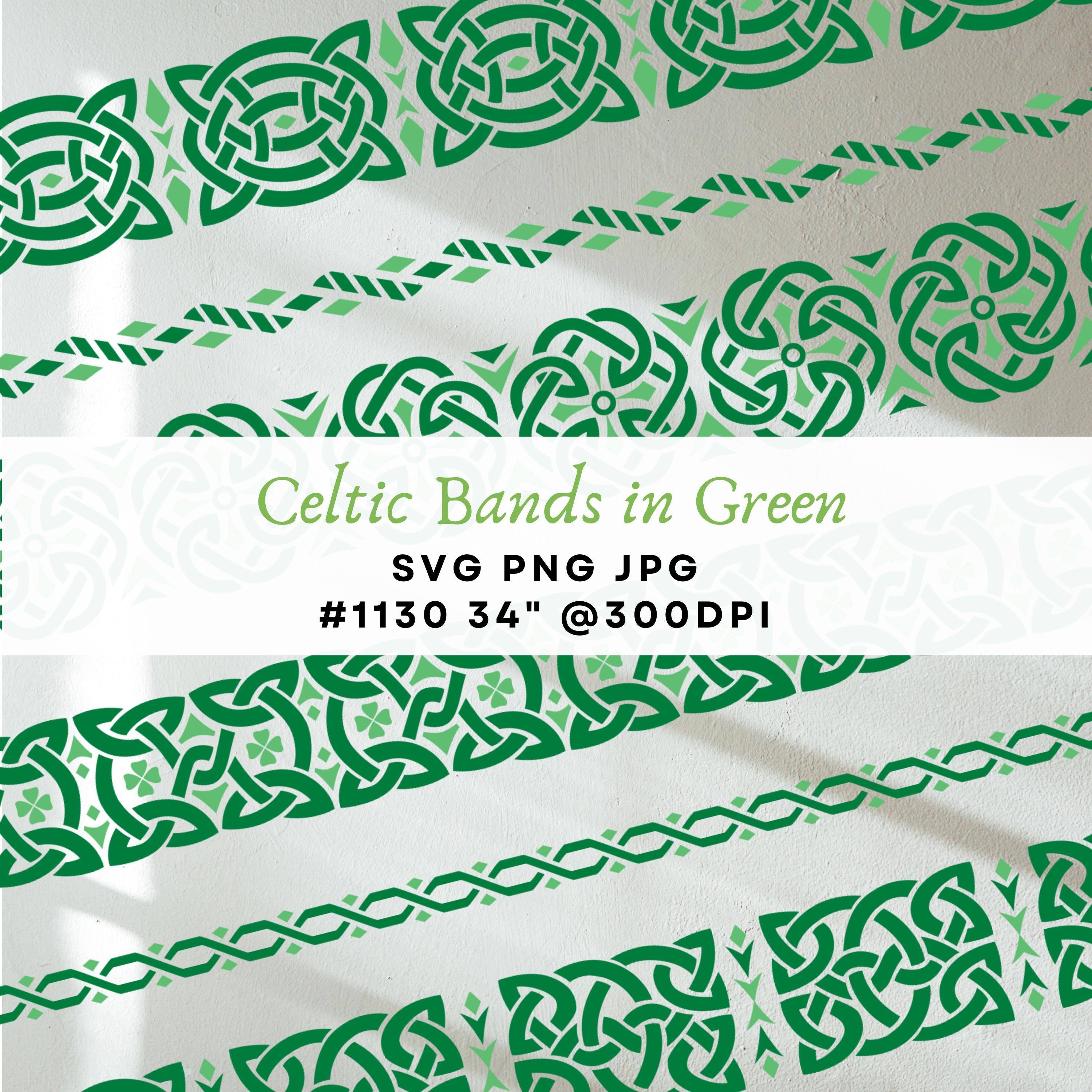 Celtic Border SVG Celtic SVG Celtic Divider Border Vector Celtic Knot ...