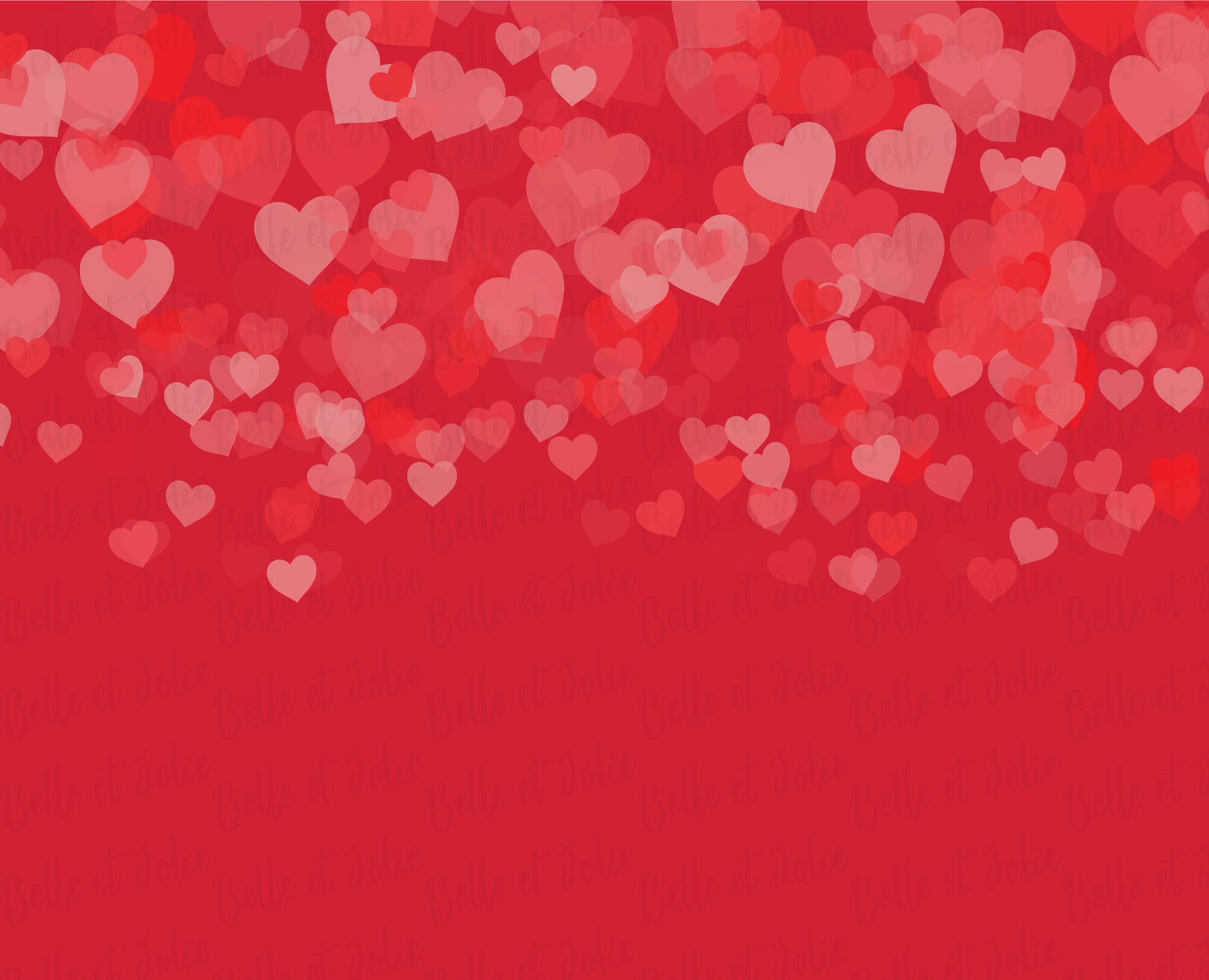 Cascading Hearts SVG Confetti Hearts Background SVG - Etsy