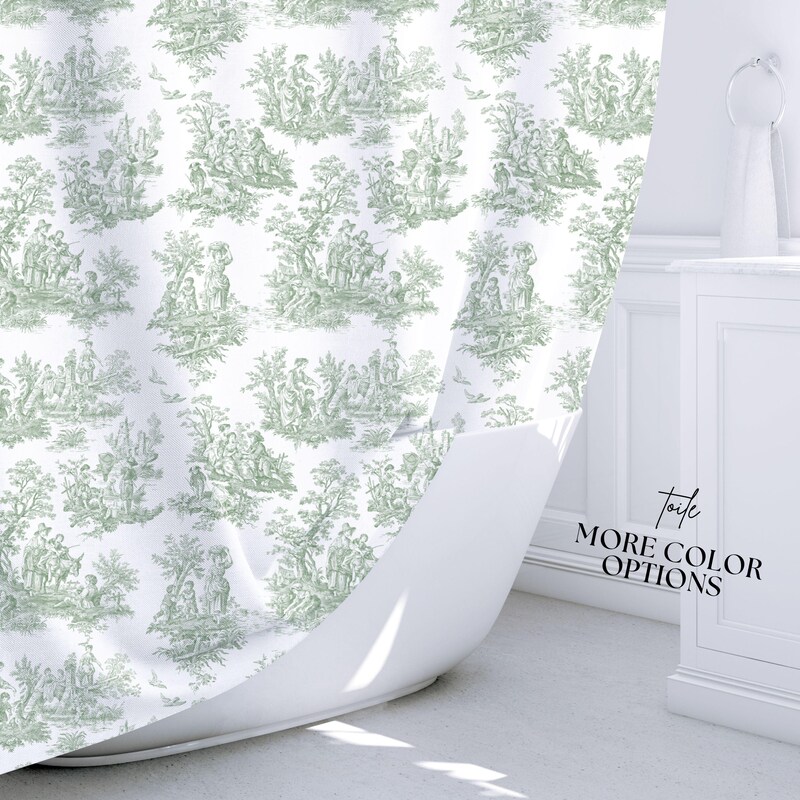 Ruffle Shower Curtain - Etsy