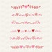 Valentine Dividers SVG, Heart Borders, Love Dividers PNG, Valentine ...