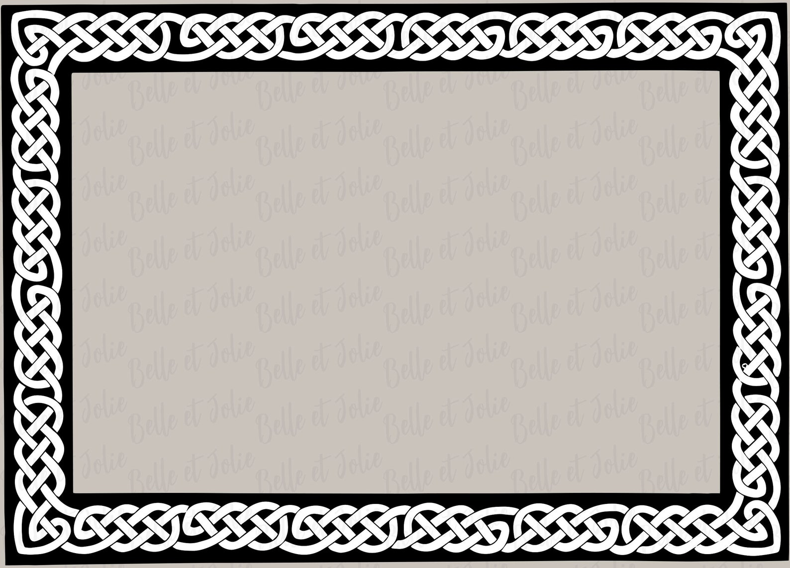 Celtic Border SVG Clipart Celtic Frame Wedding Decorative Frame Celtic ...
