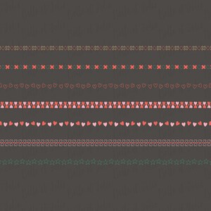 Valentine Borders SVG Heart Clipart Heart Border Valentine Clipart ...