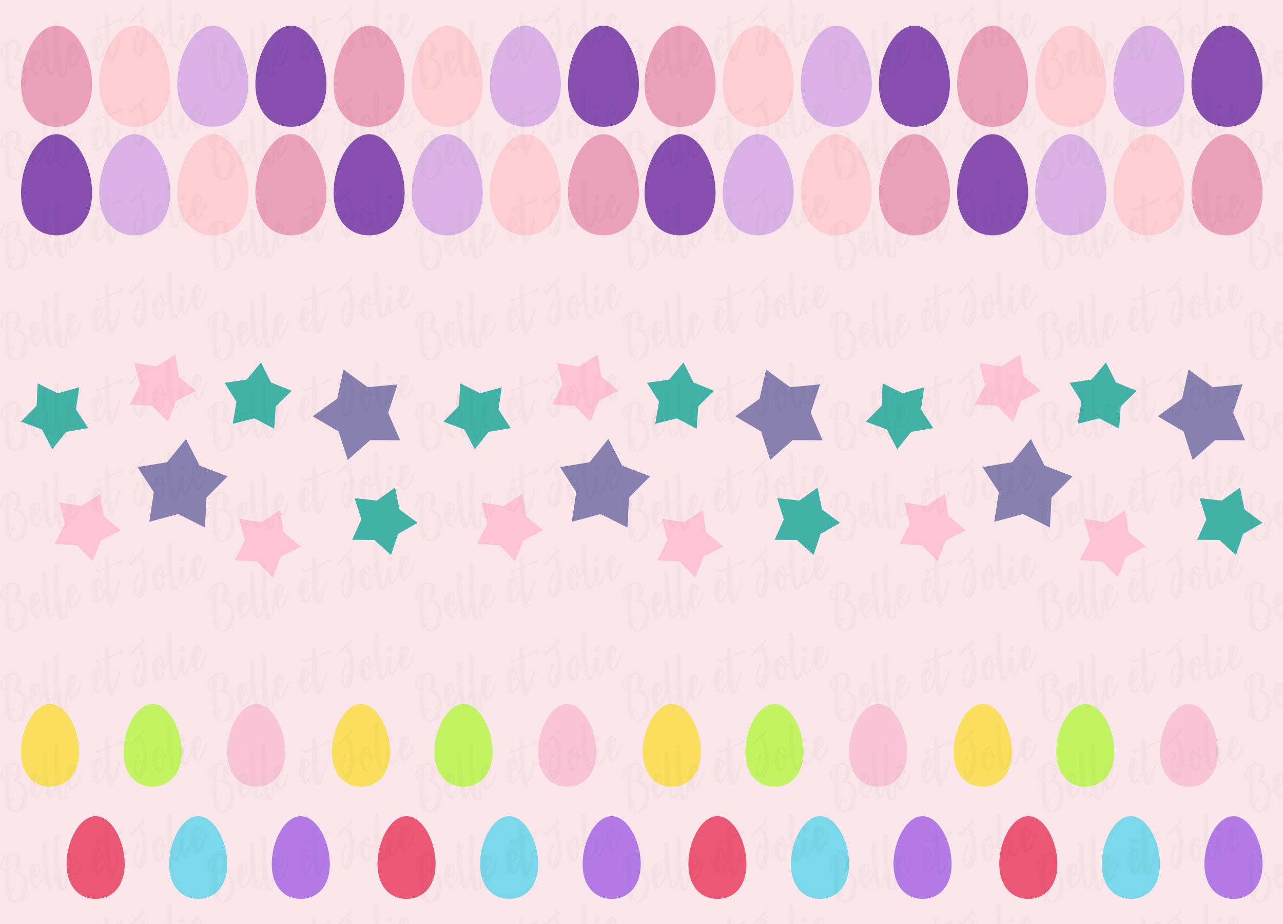 Minimal Easter Seamless Border SVG Easter Borders PNG Easter - Etsy Canada