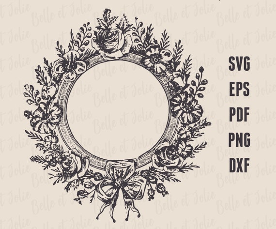 Victorian Flowers Frame