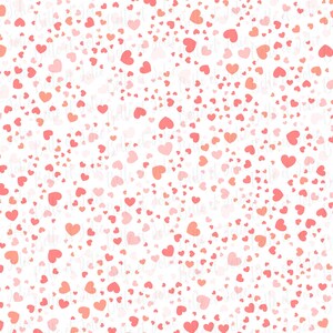 Scattered Hearts Background SVG Transparent Valentine Clipart Hearts ...