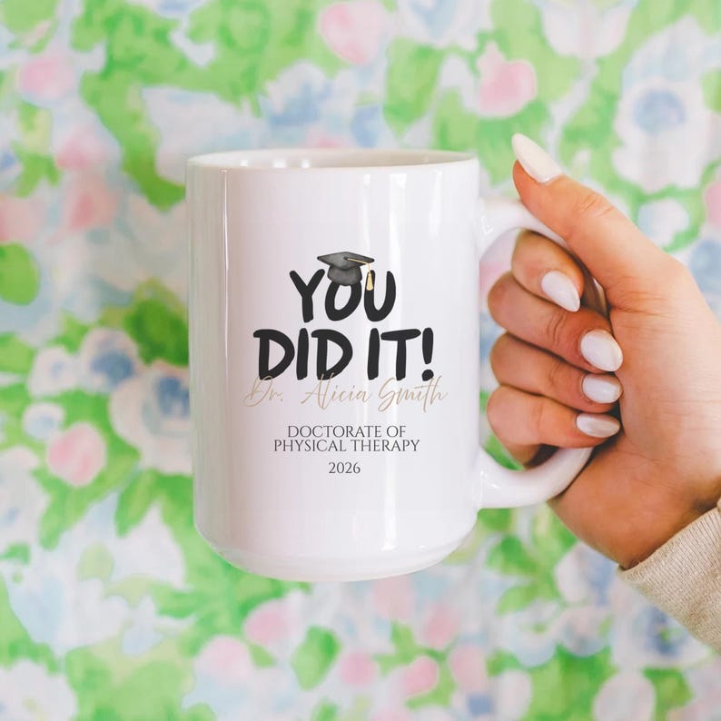 Physical Therapy Graduation Mug Dpt Graduation Gift Doctor of Physical ...