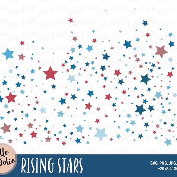 Fourth of July Star Clipart - Etsy